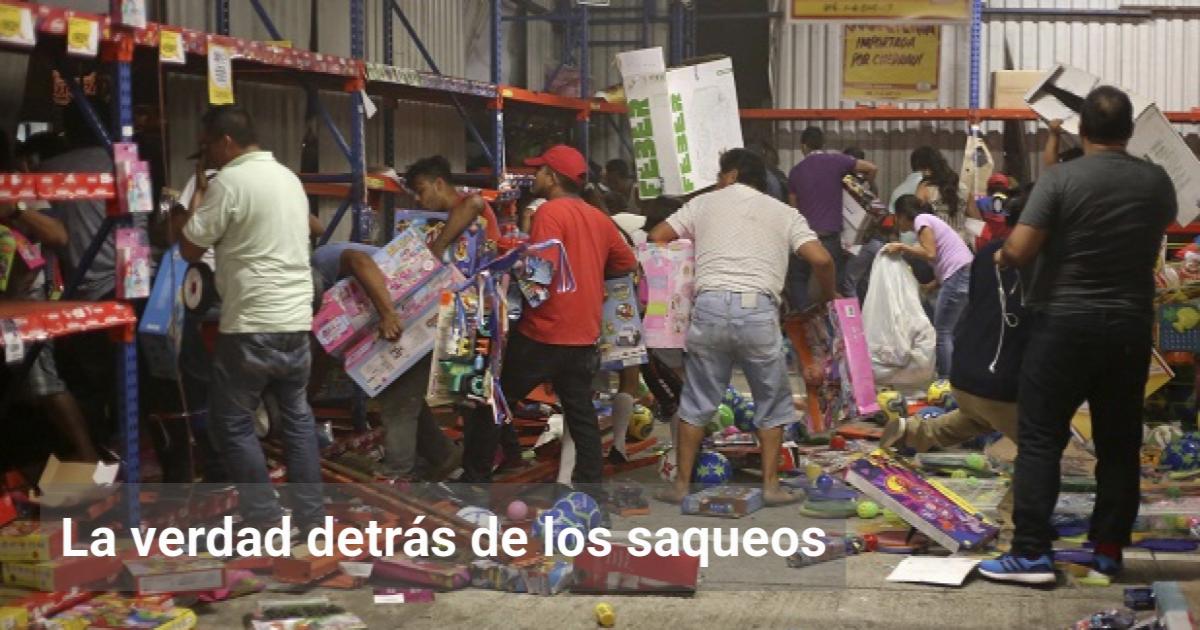 La verdad detrás de los saqueos | El Observador de la Actualidad
